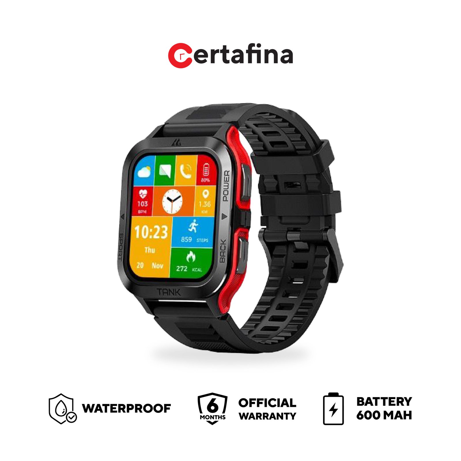 Tank M2 Ultra Smartwatch - Certafina Indonesia